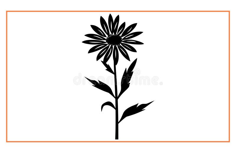 Best Aster Flower Icon, Aster Flower Silhouette Stock Vector ...