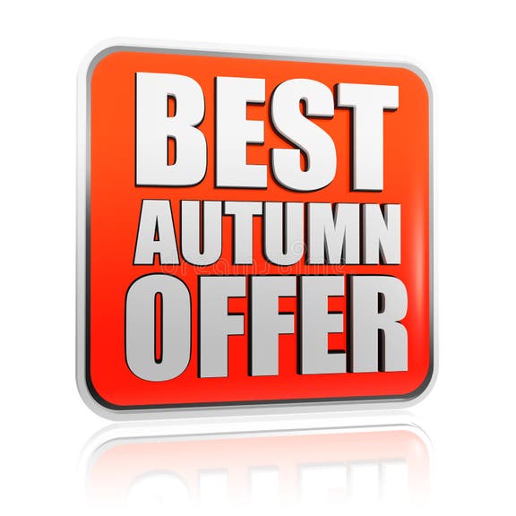Best autumn offer banner stock illustration. Illustration of bargain ...