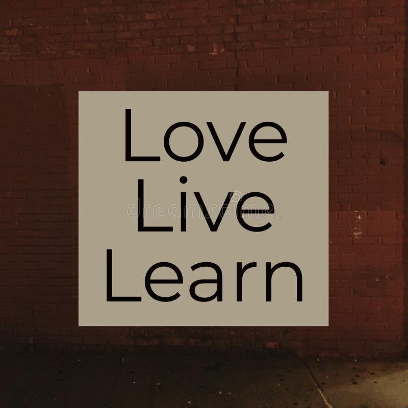 Love live learn stock illustration. Illustration of banners - 130774721