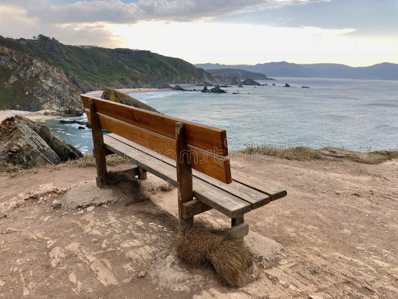 The Best Bench in the World. Amazing Scenic Coast View from a Bench ...