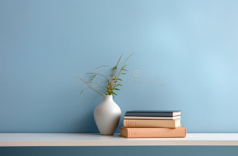 The Best Blue Books for Reading at Home Stock Image - Image of literary ...
