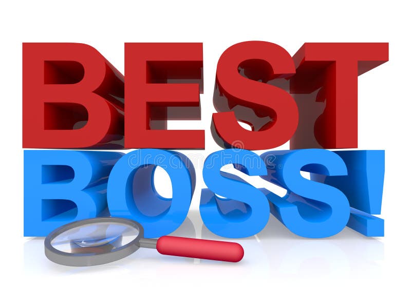 Best boss ever stock vector. Illustration of motivating - 17122598
