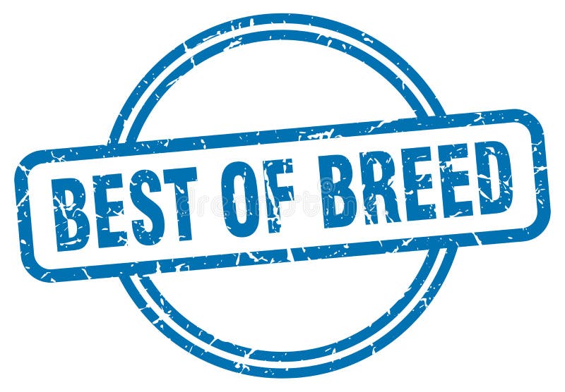 Best of Breed Stamp. Best of Breed Round Grunge Sign Stock Vector ...