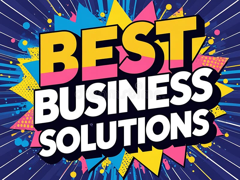 Best Business Solutions Graphic Design Stock Photo - Image of ...