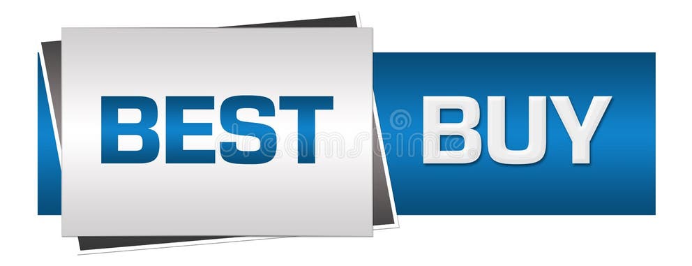 Best Buy Blue Grey Horizontal Stock Illustration - Illustration of sale ...