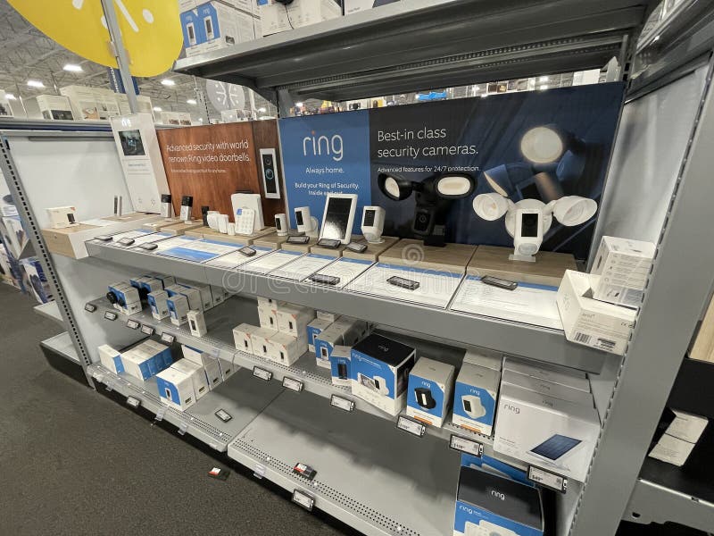 Best Buy Retail Electronics Store Interior Ring Door Camera Display ...