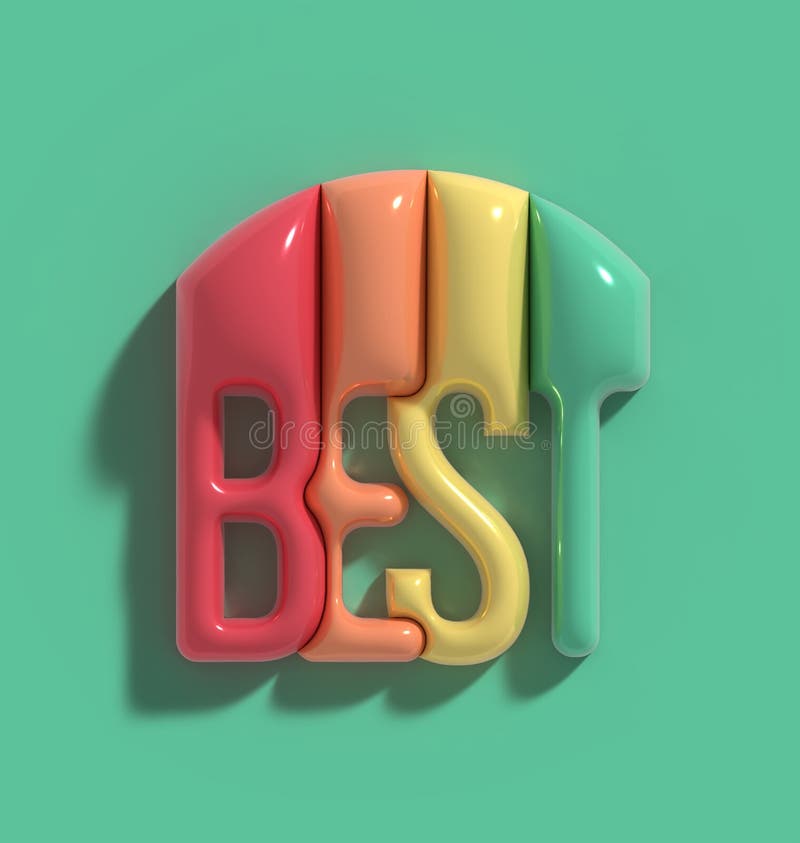 Best Calligraphic Banner 3d Lettering Font Design Stock Illustration ...