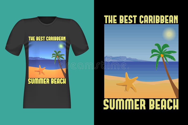 The Best Caribbean Vintage T Shirt Design Stock Vector - Illustration ...
