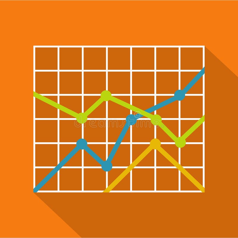 Best Chart Icon Vector Flat Stock Vector - Illustration of profit ...