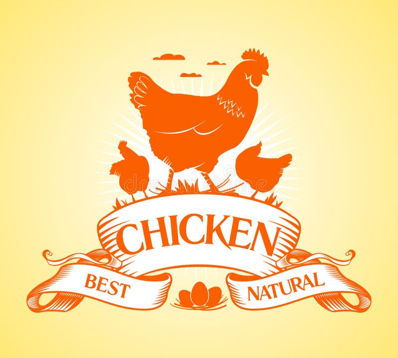 Vector Design Chicken is Text Stock Vector - Illustration of food ...