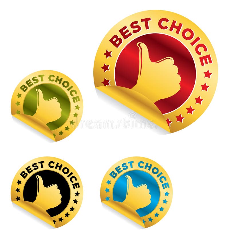 Best choice stock vector. Illustration of market, good - 9181968
