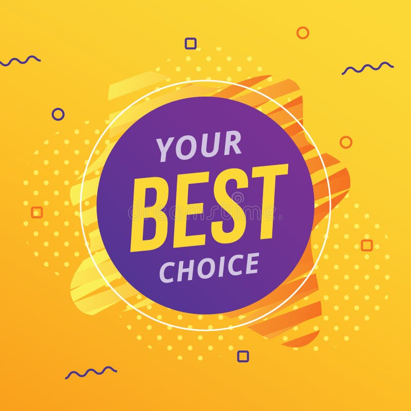 Best Choice Abstract Banner Stock Vector - Illustration of deal ...