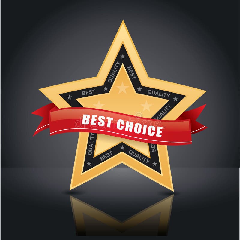 Best choice emblem stock vector. Illustration of badge - 10323929