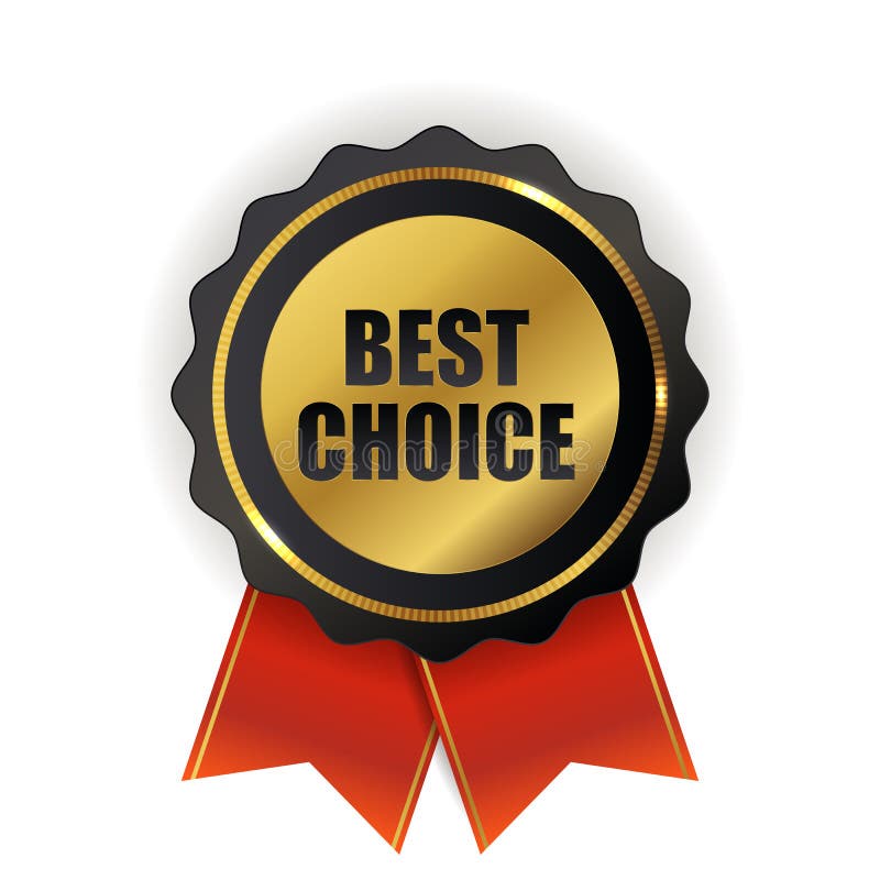Best Choice Golden Quality Label Sign. Vector Illustration Stock Vector ...