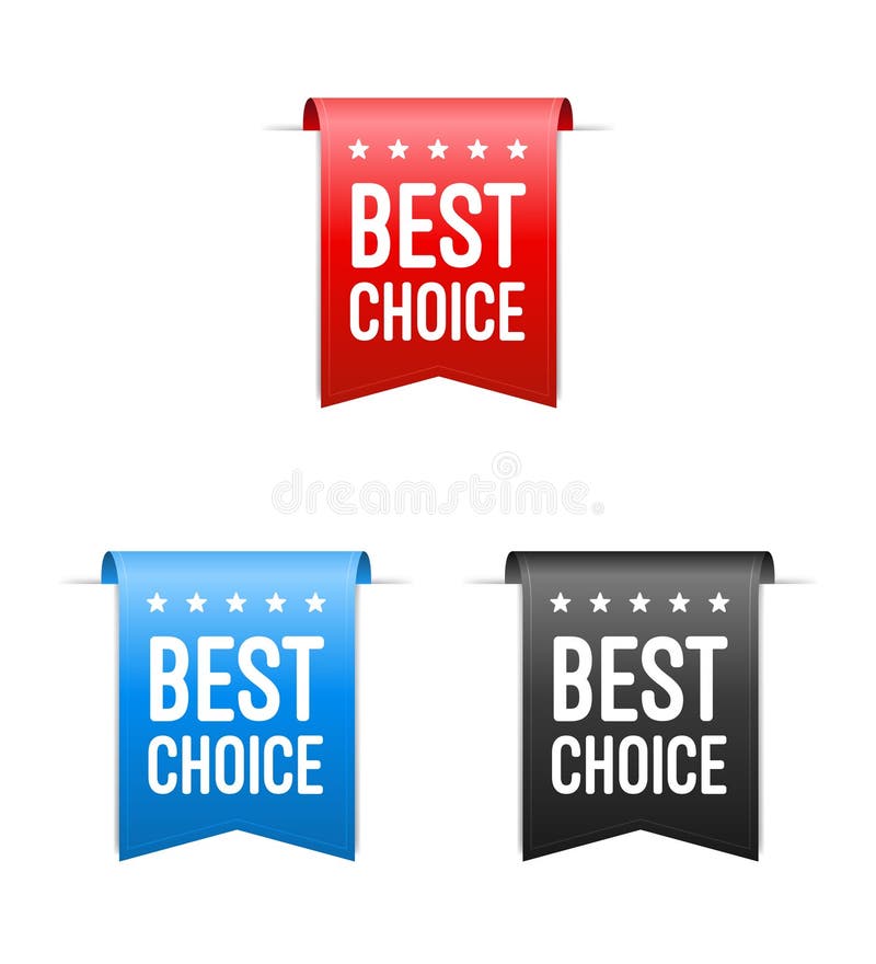 Best Choice Labels stock vector. Illustration of business - 199091452