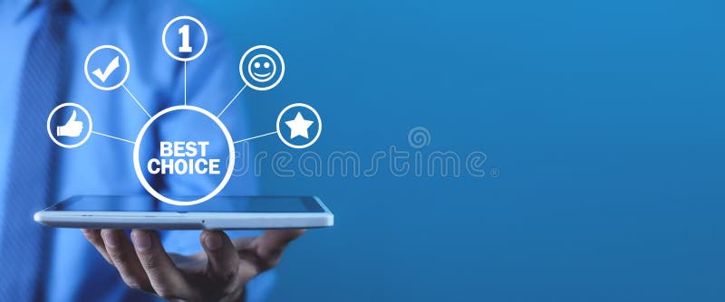Best Choice. Number 1 stock image. Image of success - 163950707