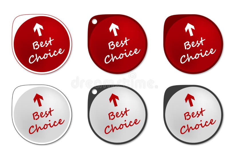 Best Choice round sticker stock vector. Illustration of product - 23294409