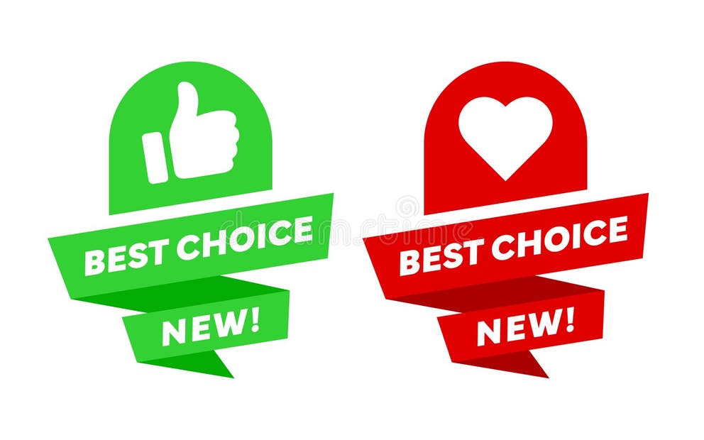 Best Choice Signs. Best Choice Label Stock Illustration - Illustration ...