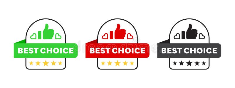 Best Choice Signs. Set of Best Choice Stamp Stock Illustration ...