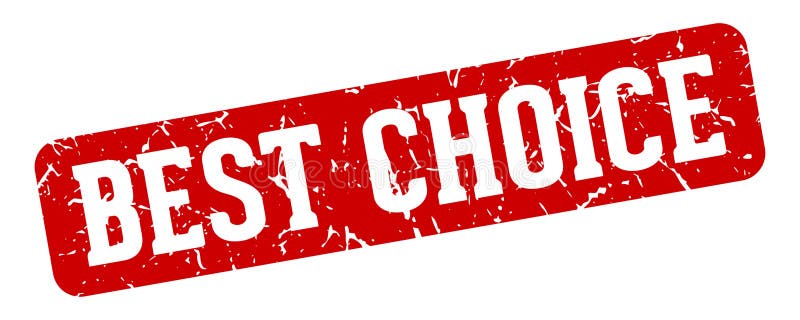 Best Choice Rectangular Sign. Best Choice Stamp Stock Vector ...