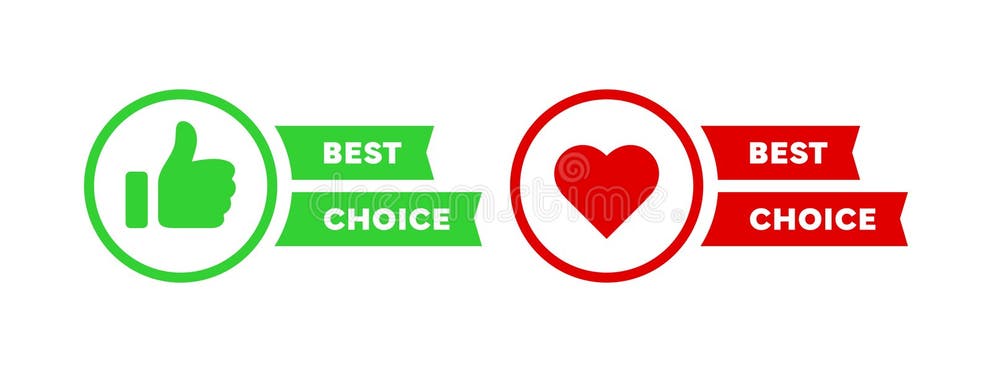 Best Choice Vector Badges. Sticker Best Choice Stock Illustration ...