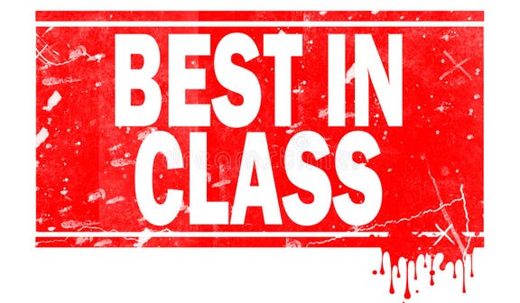 Best in class in red frame stock illustration. Illustration of black ...
