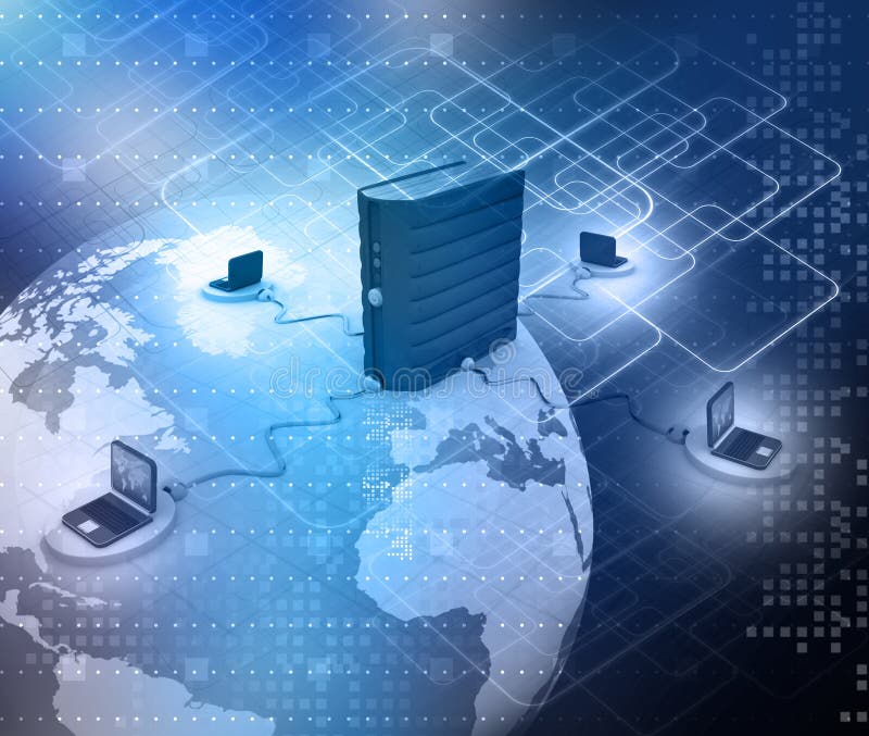 Best Computer Network Concept Stock Illustration - Illustration of ...