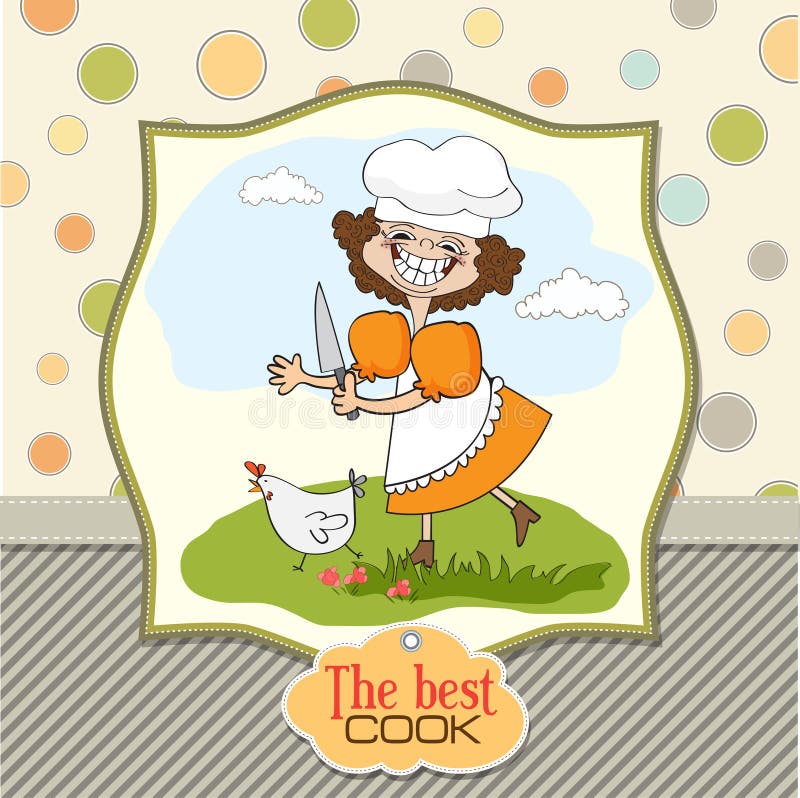 The best cook stock illustration. Illustration of love - 24729109