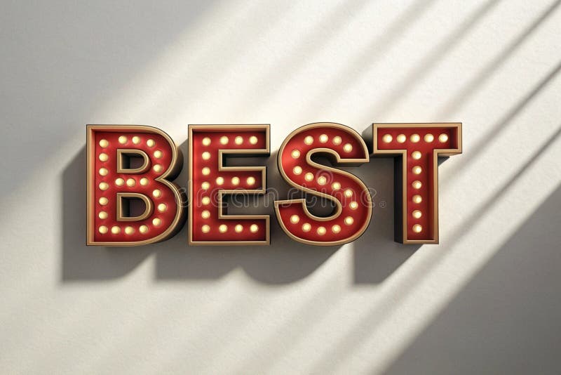 BEST 3D Text Effect with Outline - Generated by Ai Stock Illustration ...