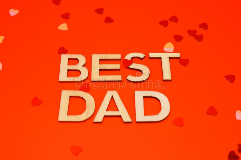 Best dad text stock photo. Image of banner, poster, text - 366304148