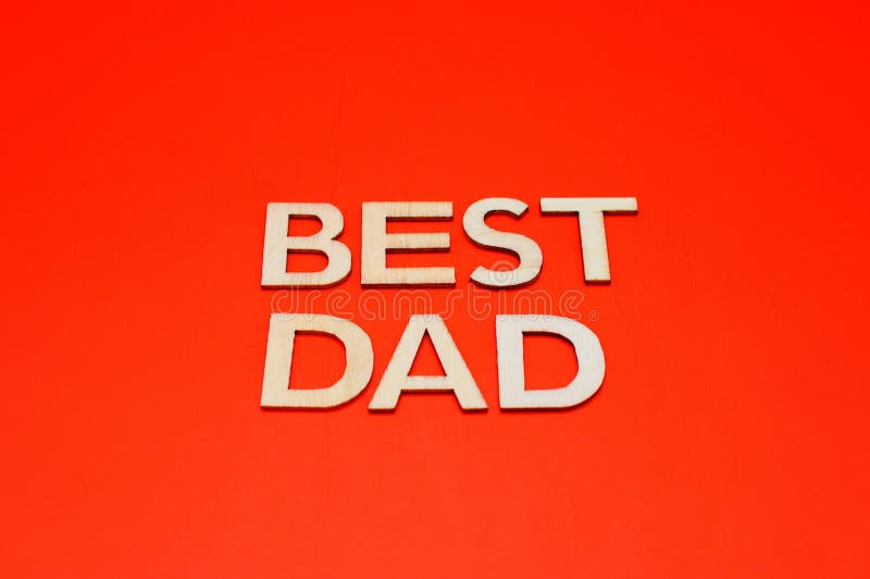 Best Dad Write - Happy Fathers Day Background Stock Illustration ...