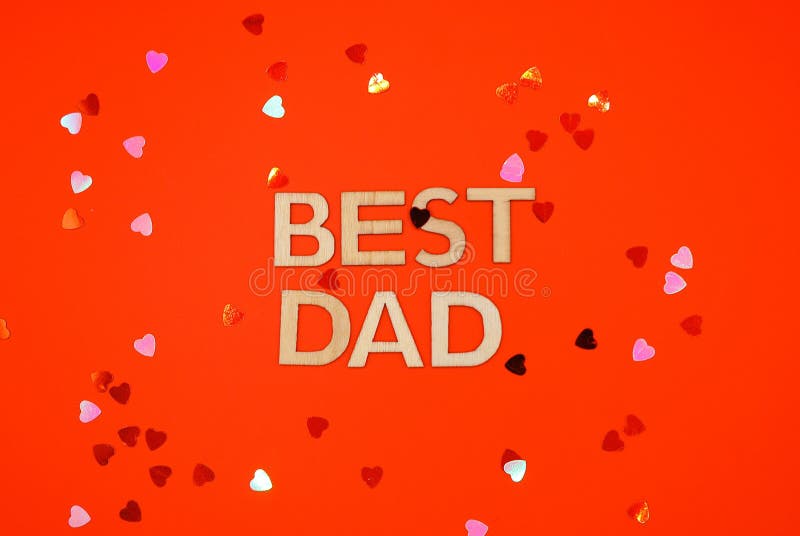 Best Dad Write between Hearts Stock Photo - Image of pattern, line ...