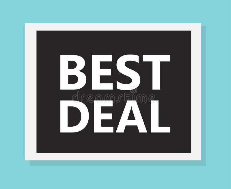 Best deal concept stock vector. Illustration of negotiation - 127687738