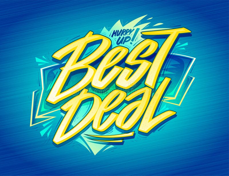 Best deal design template. stock vector. Illustration of rays - 33465186
