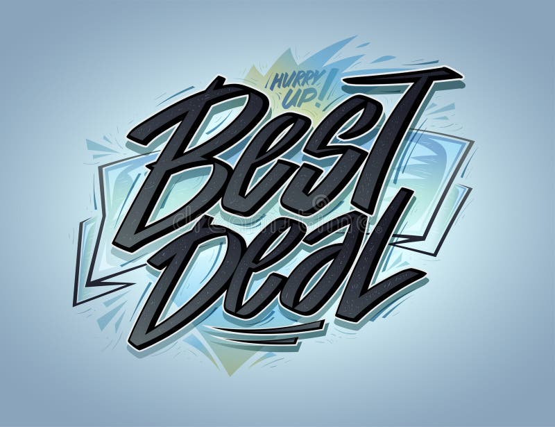 Best Deal Sale Poster or Web Banner Template Stock Vector ...