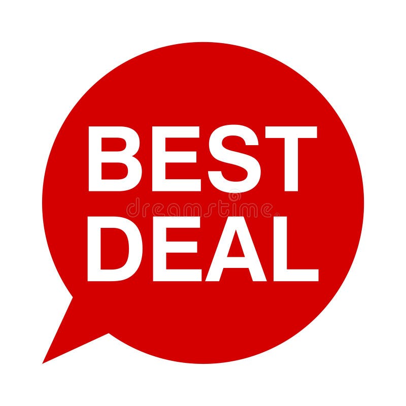 Best Deal Icons Set with Long Shadow Stock Vector - Illustration of ...