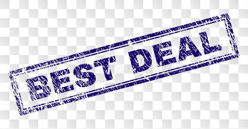 Grunge BEST DEAL Rectangle Stamp Stock Vector - Illustration of vector ...