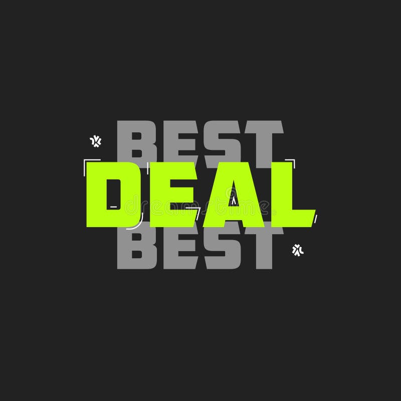 Best Deal Sticker - Beat Deal Label - Best Deal Design Stock Vector ...