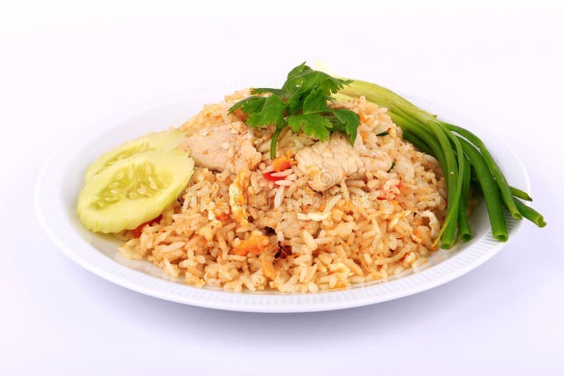 The Best Dishes, Thai Style Fried Rice with Pork in Thailand Stock ...
