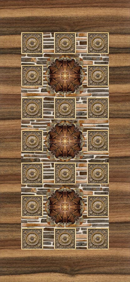 Best Door Skin Design, Background Wallpaper Stock Illustration ...