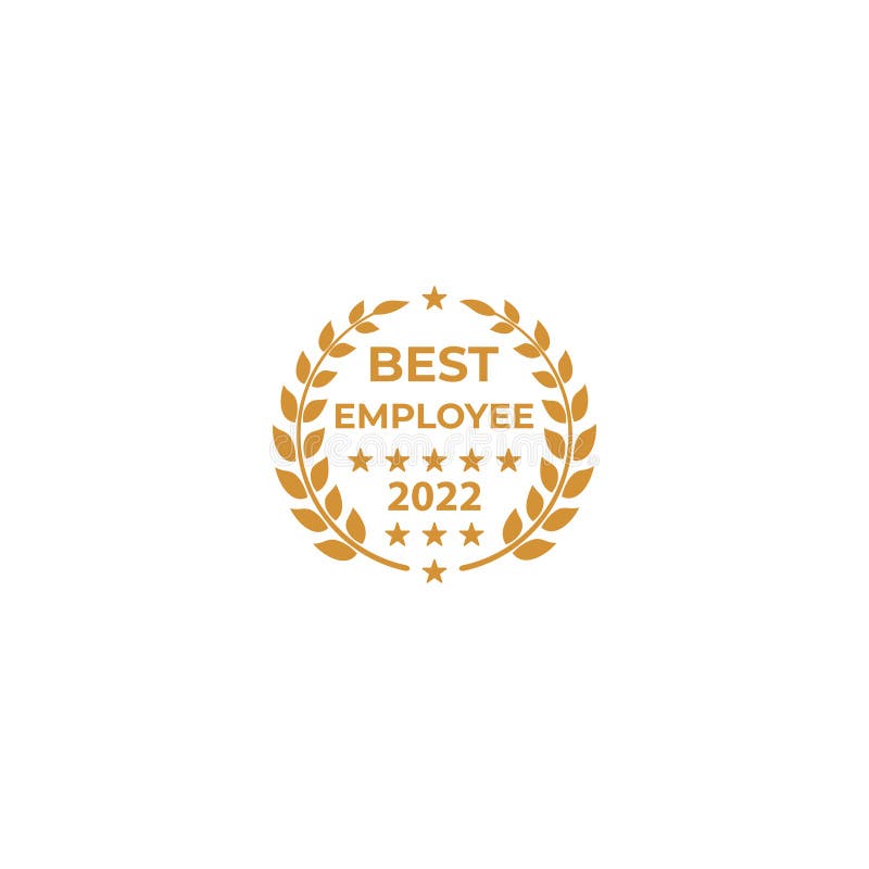 Best Employee 2021. Vector Logo Icon Template Stock Vector ...