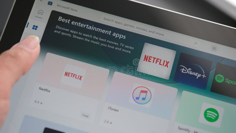 Best Entertainment Apps on Microsoft Surface Laptop. Editorial Image ... Best Entertainment Apps on Microsoft Surface Laptop. Editorial Image ...