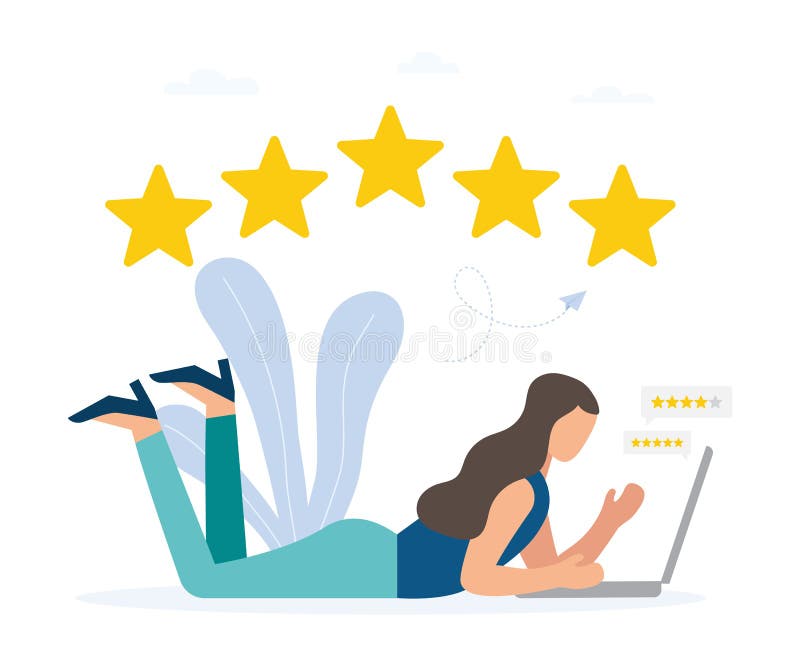 Best Estimate of Performance, the Score of Five Points Stock Vector ...