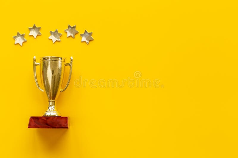 Best of the Best - Five Stars Rating and Winner Trophy Cup for Winner ...