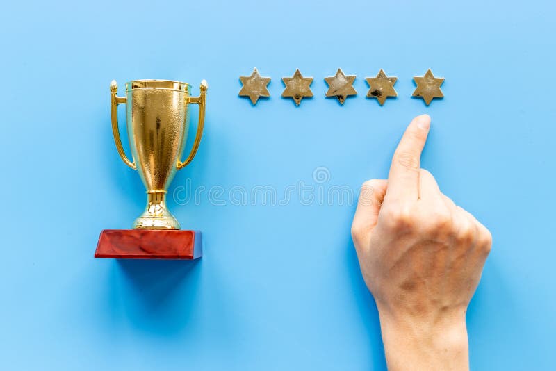 Best of the Best - Five Stars Rating and Winner Trophy Cup for Winner ...