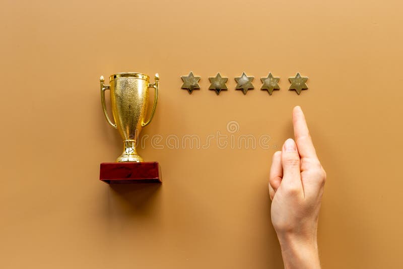 Best of the Best - Five Stars Rating and Winner Trophy Cup for Winner ...