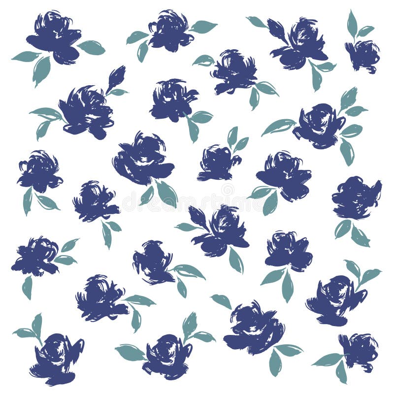 Abstract Flower Material Ideal for Textile Design, Stock Vector ...