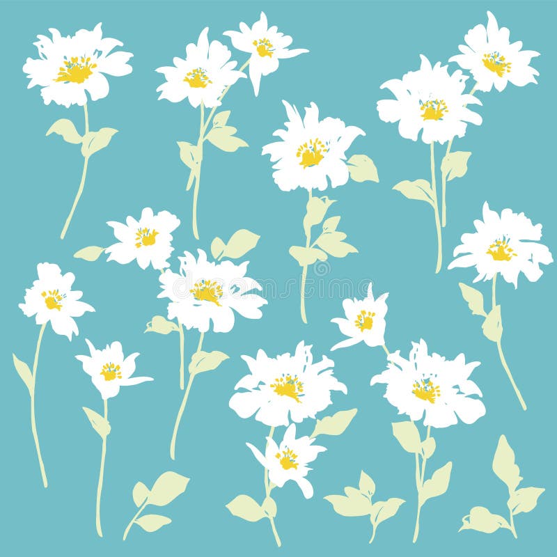 Best Flower Material for Making Floral Patterns, Stock Vector ...