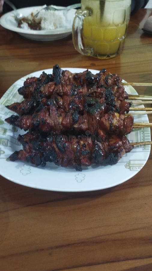 The Best Food Lamb Sate in Surabaya Stock Image - Image of sate, food ...