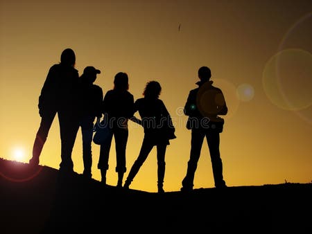 Best friends stock image. Image of shadow, retro, freedom - 2773031